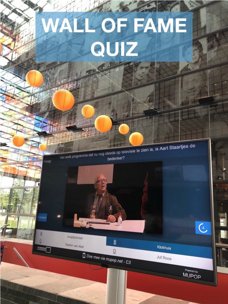Noterik » Interactive Wall of Fame Quiz